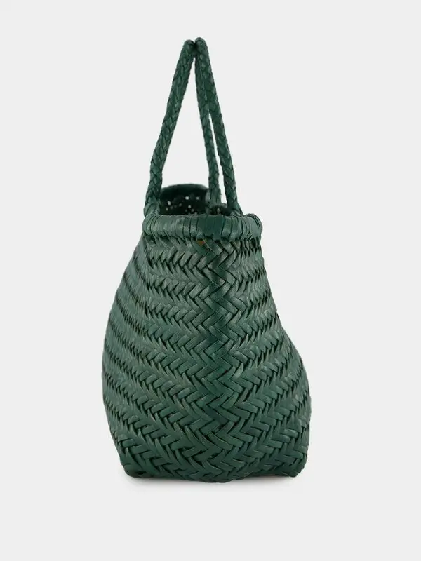 Dragon Diffusion Forest Triple Jump Handwoven Leather Tote
