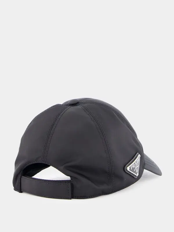 Prada Enamelled Triangle Baseball Cap