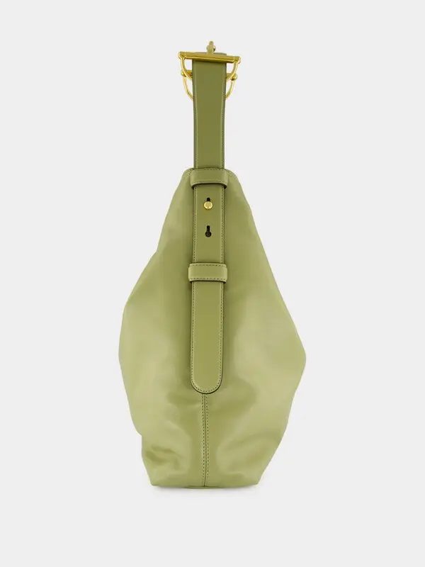 Gucci Sage Leather Large Tote Bag