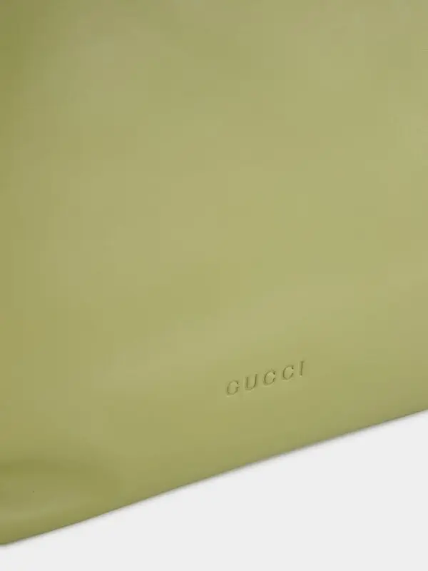 Gucci Sage Leather Large Tote Bag