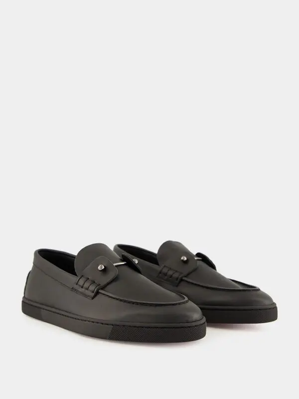 CHRISTIAN LOUBOUTIN Chambeliboat Boat Shoes - Black