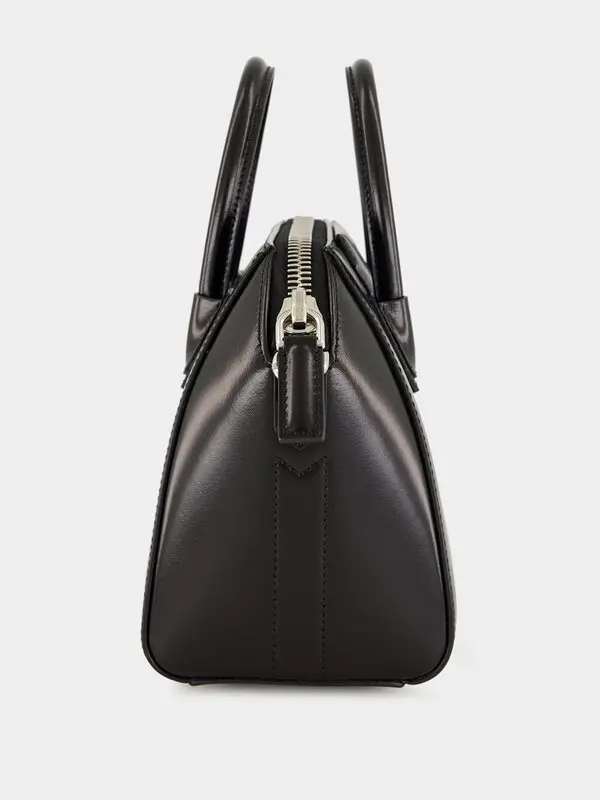 Givenchy Mini Antigona Bag In Box Leather - Black