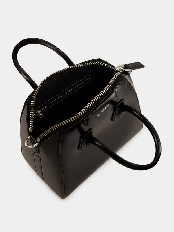 Givenchy Mini Antigona Bag In Box Leather - Black