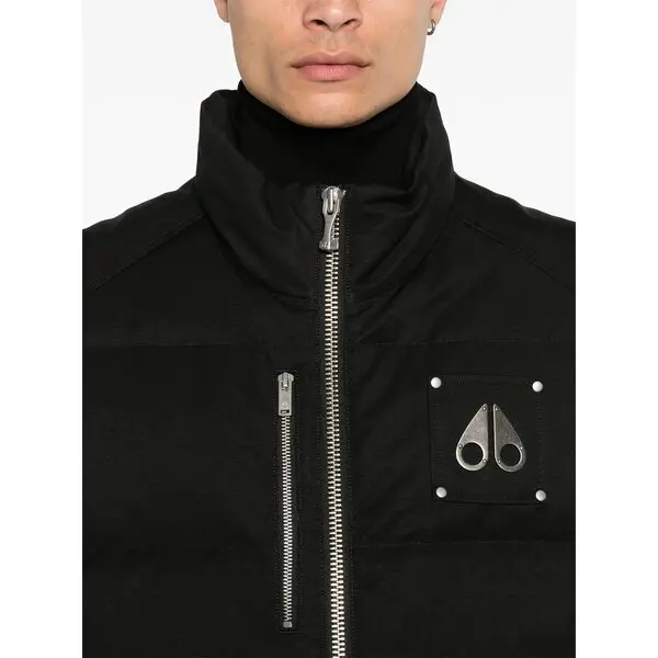 Moose Knuckles Quilted Down-feather Filled Sleeveless Vest - Black