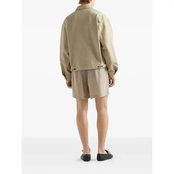 Prada Neutrals Jackets Shirt Jackets