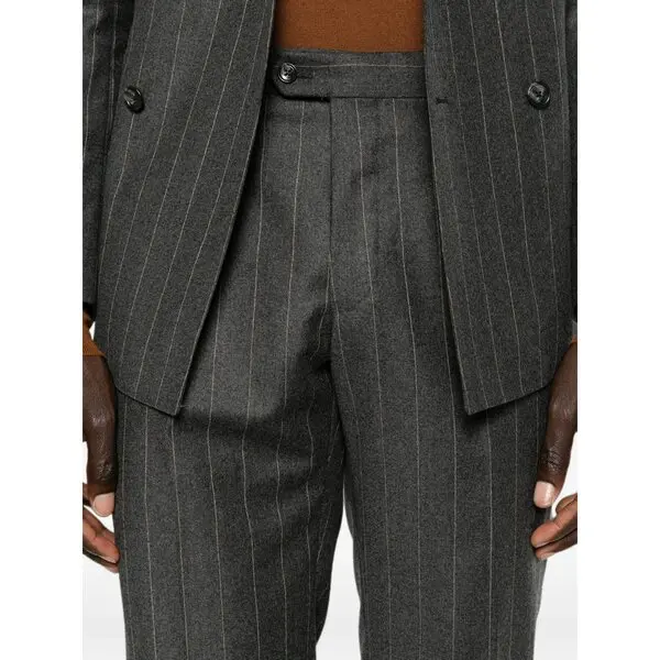 Tagliatore Grey Suits Double Breasted Suits - Gray