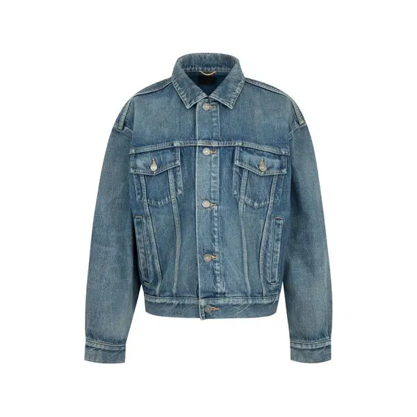 Saint Laurent Jackets Denim Jackets - Blue