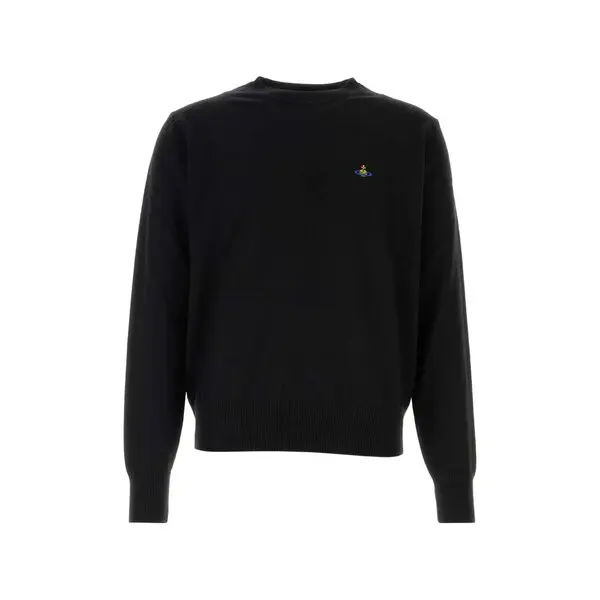 VIVIENNE WESTWOOD Orb Embroidery Sweater - Black