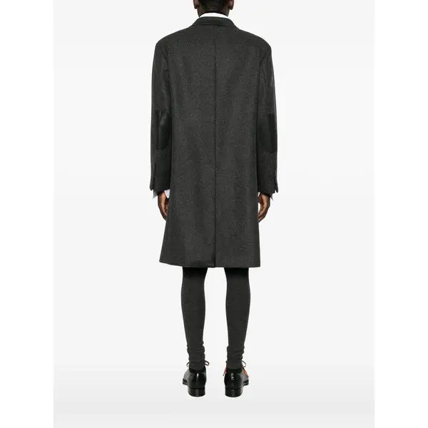 Prada Grey Coats Single Breasted Coats