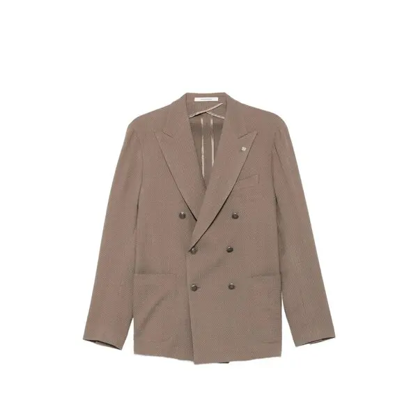 Tagliatore Grey Jackets Blazers