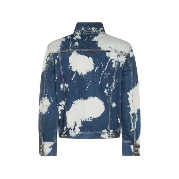 VIVIENNE WESTWOOD Denim Jacket With Bleach Wash