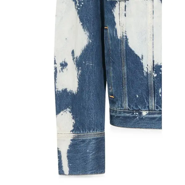VIVIENNE WESTWOOD Denim Jacket With Bleach Wash