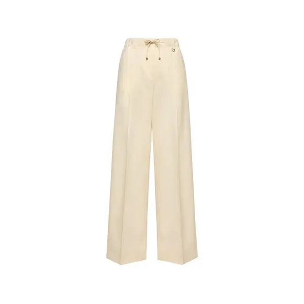Moncler Straight Leg Trousers - Cream