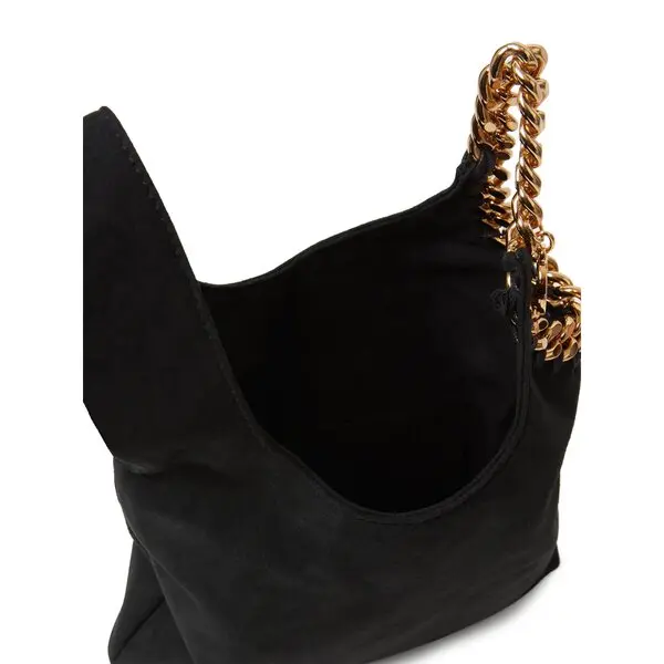 Stella McCartney Polyamide Clutch Bag With Gold-tone Chain - Black