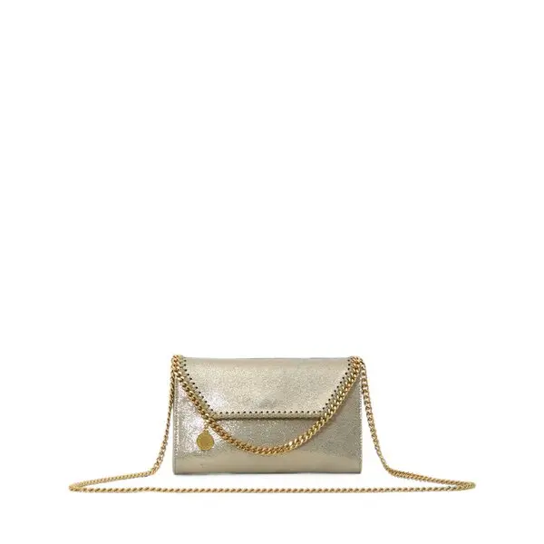 Stella McCartney Shaggy Deer Chain Shoulder Bag - Gold