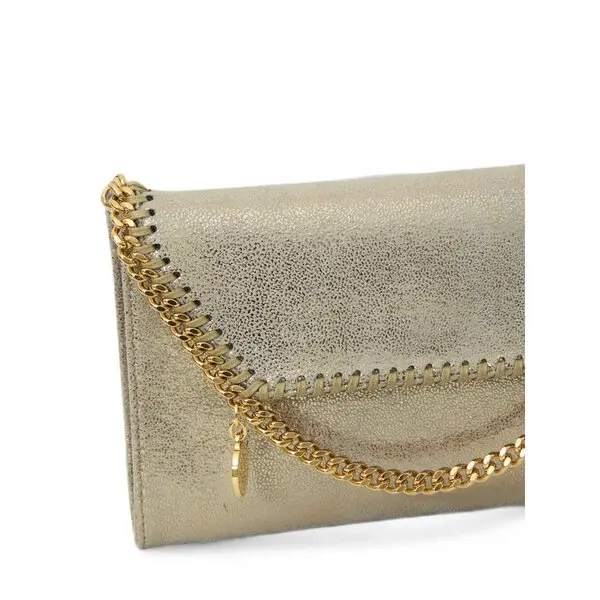 Stella McCartney Shaggy Deer Chain Shoulder Bag - Gold