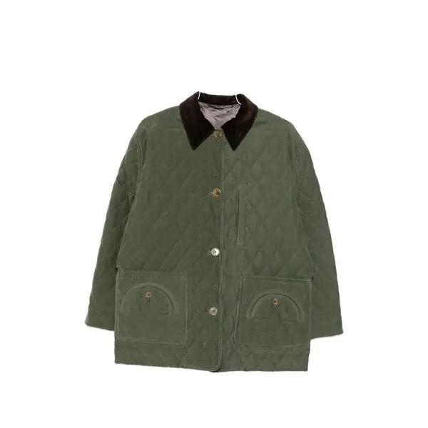 BLAZÉ MILANO Quilted Corduroy Jacket - Green