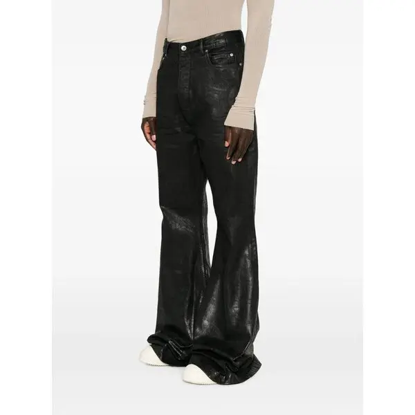 Rick Owens Denim Bootcut Jeans - Black