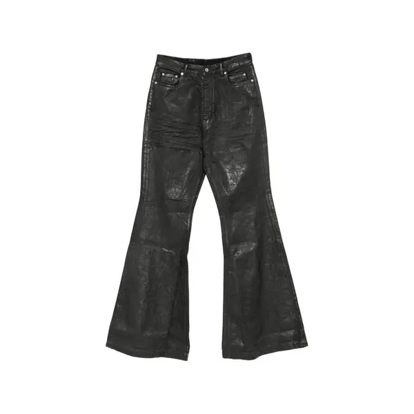 Rick Owens Denim Bootcut Jeans - Black