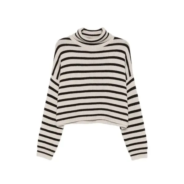 LISA YANG Neutrals Knitwear Jumpers - Cream
