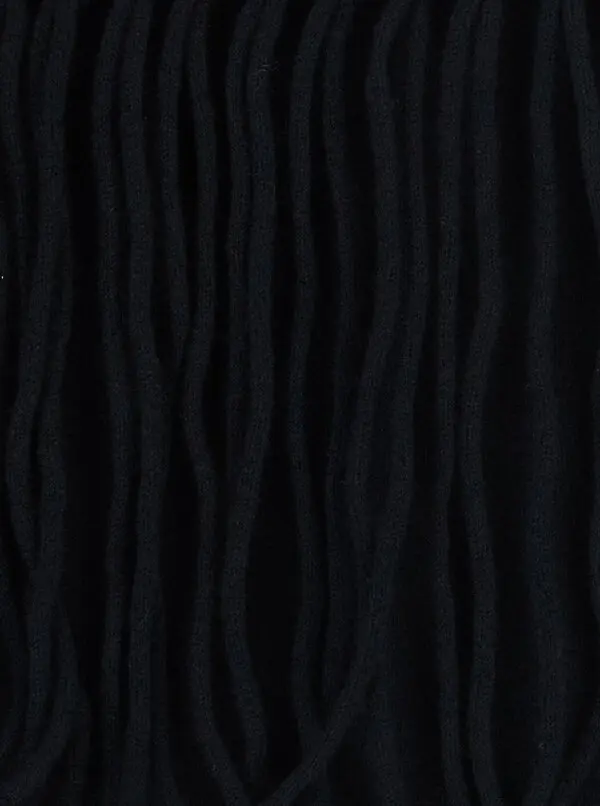 P.a.r.o.s.h Cashmere Sweater With Fringe Details - Black