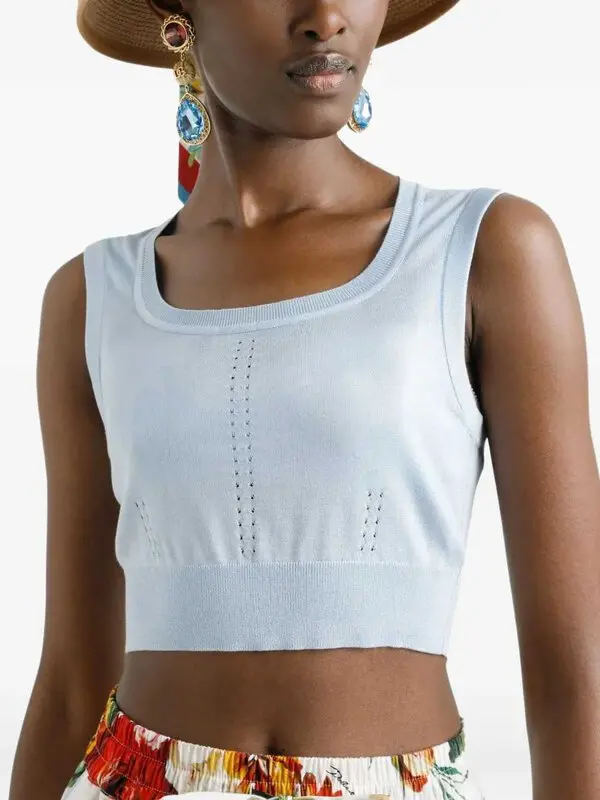Dolce & Gabbana Silk-blend Top