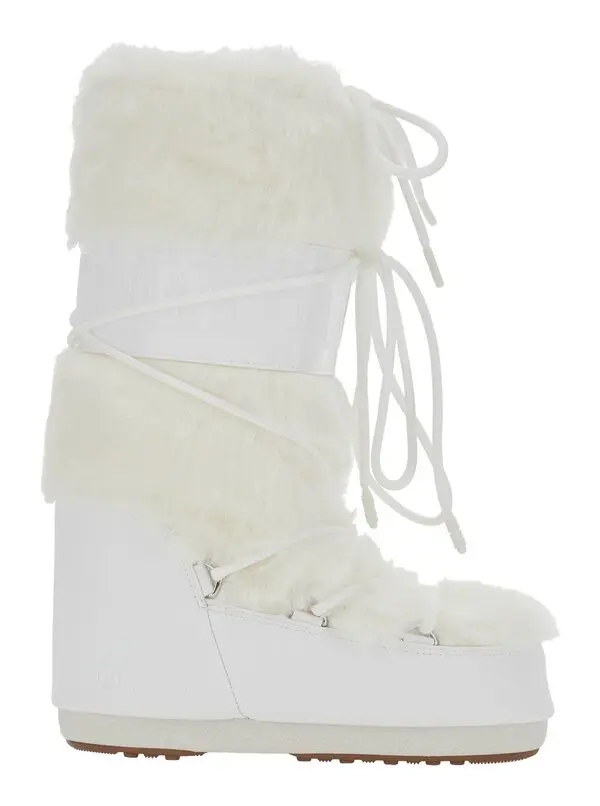 Moon Boot Icon Faux Fur Boots - Multicolor