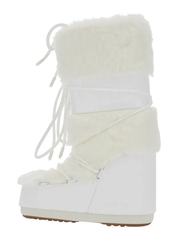 Moon Boot Icon Faux Fur Boots - Multicolor