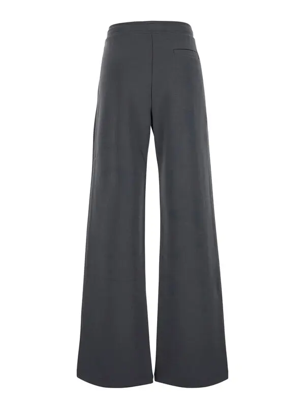 Max Mara Smmbali Wide Leg Trousers - Gray
