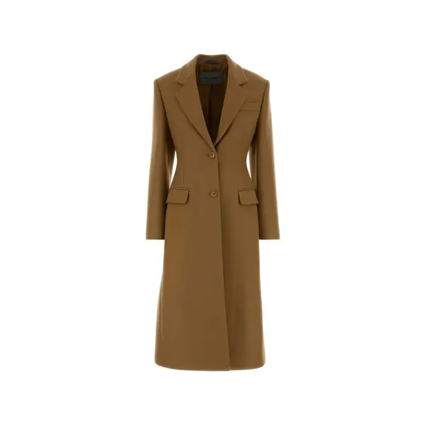 Balenciaga Single-breasted Wool And Cashmere Blend Coat - Cream