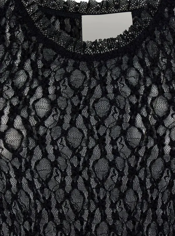 Isabel Marant Étoile Belsane" Lace Trimmed Long Dress - Multicolor