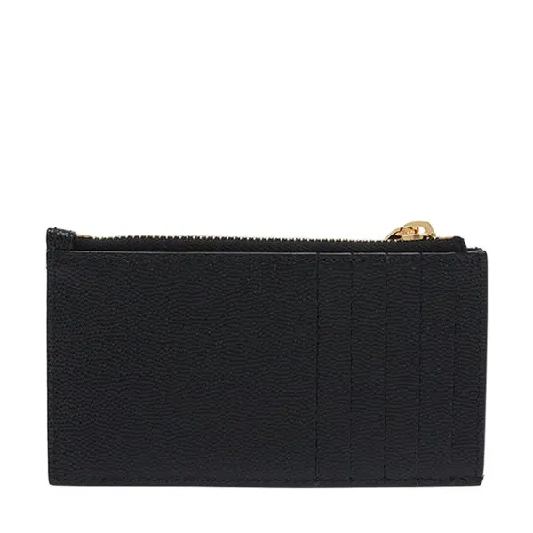 Saint Laurent Cassandre Matelasse' Fragments Zip Cardholder