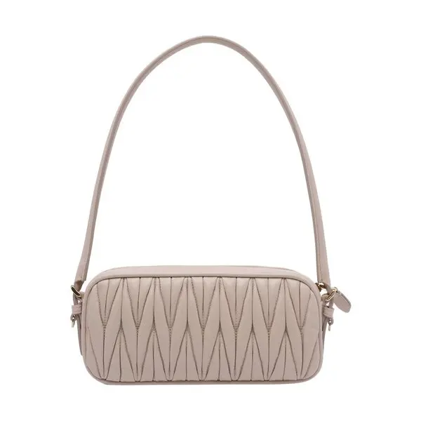 Miu Miu Nappa Matelassé Pouch - Pink