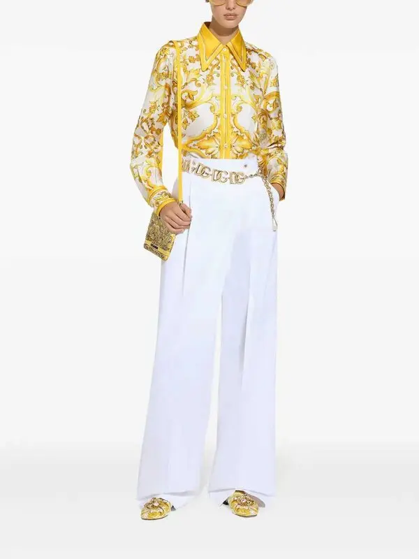 Dolce & Gabbana High-waisted Flared Trousers