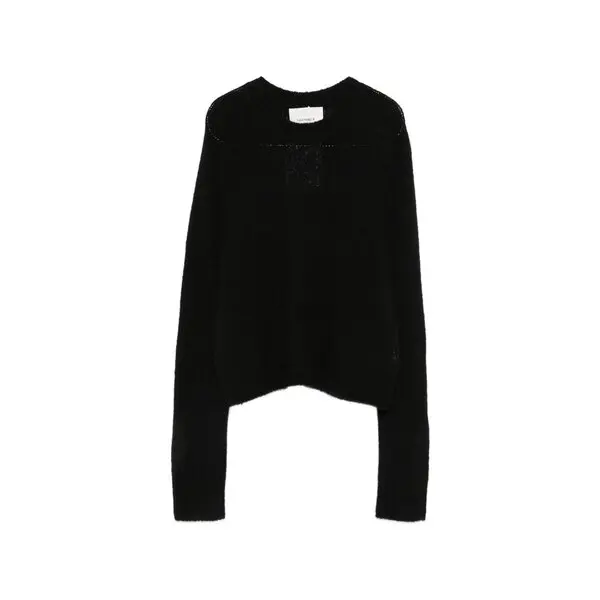 LISA YANG Cashmere Silk Blend Knit Jumper - Black