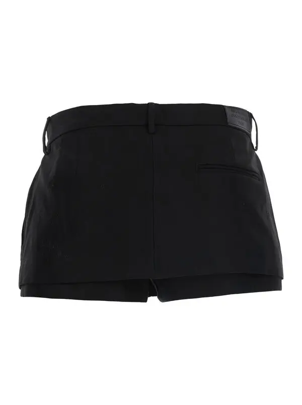 Acne Studios Pleated Tech Fabric Skirt