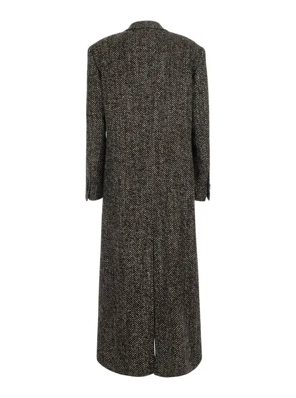 Tagliatore Double-breasted Wool Blend Coat
