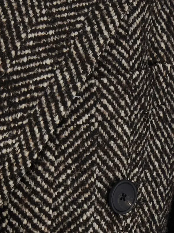Tagliatore Double-breasted Wool Blend Coat