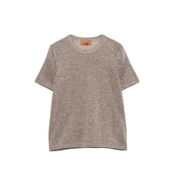 Missoni Round Neck Short Sleeve T-shirt - Cream