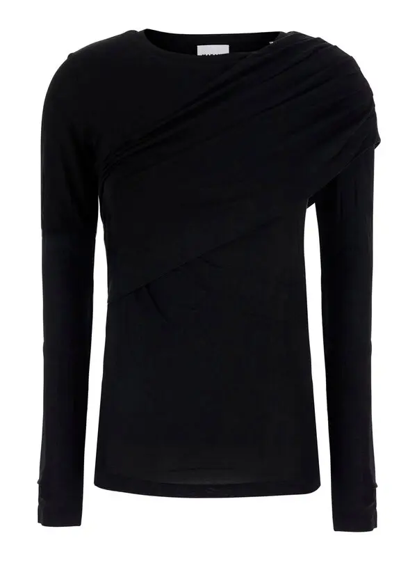 Isabel Marant Étoile Dressi-ga Long Sleeve Top - Black
