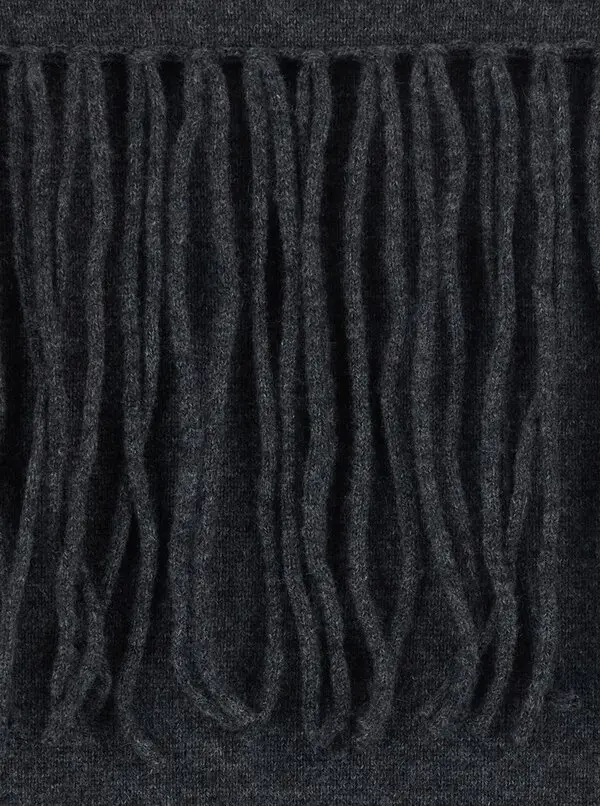 P.a.r.o.s.h Cashmere Sweater With Frayed Details - Gray