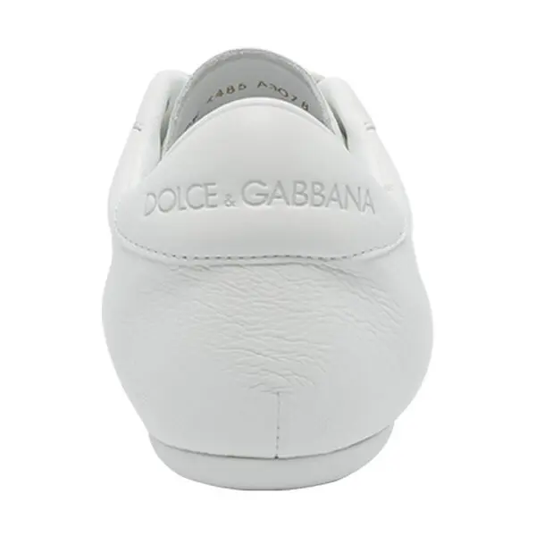 Dolce & Gabbana Calf Leather Soft Ballet Sneakers - White