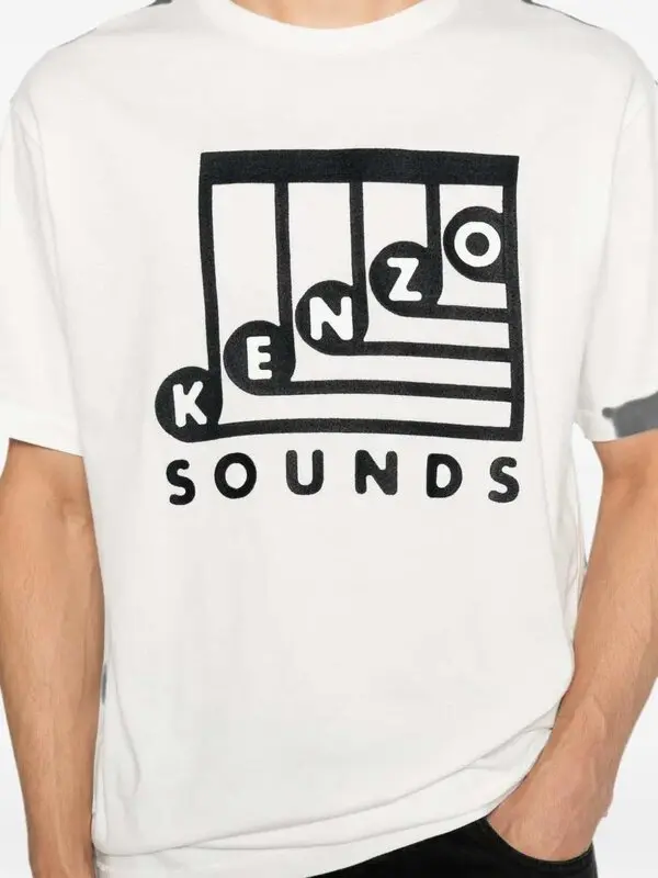 Kenzo Sounds T-shirt With Embroidery