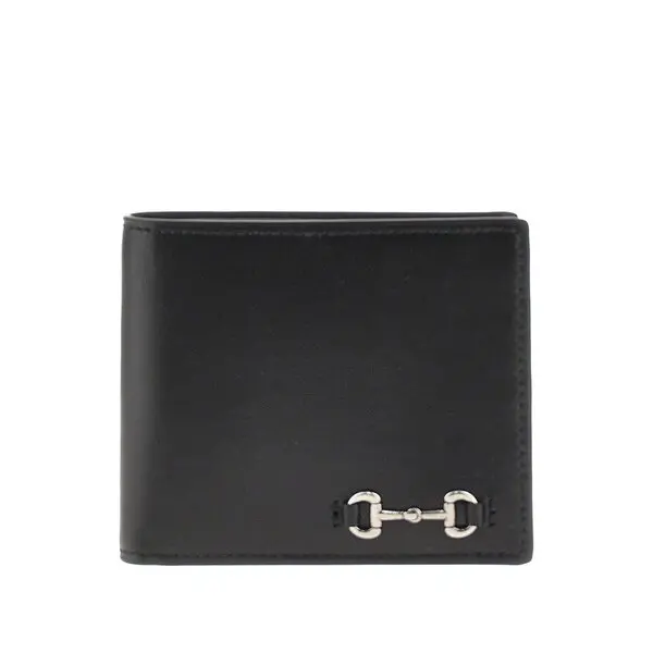Gucci Leather Wallet With Horsebit Detail