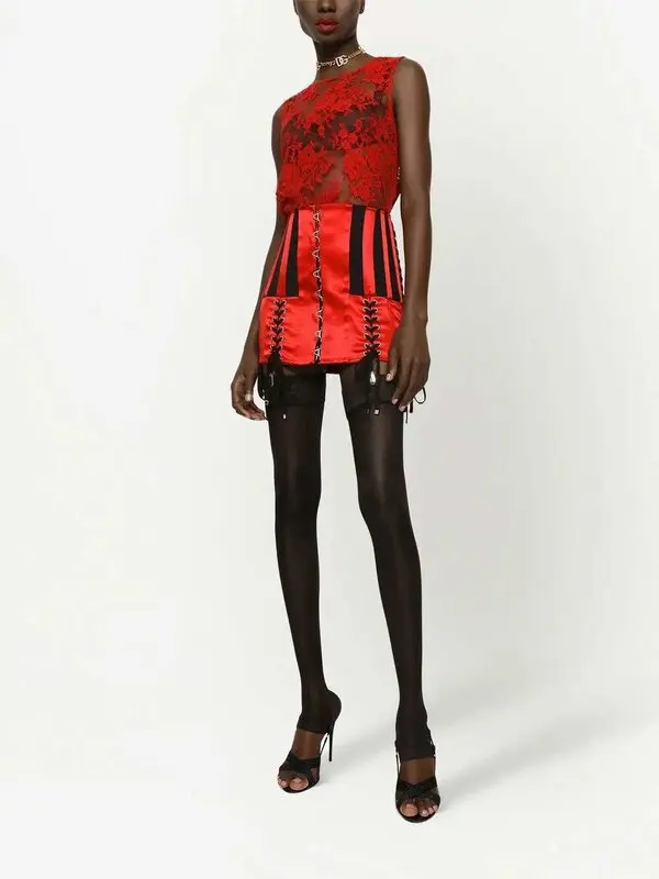 Dolce & Gabbana Chantilly Lace Sleeveless Top