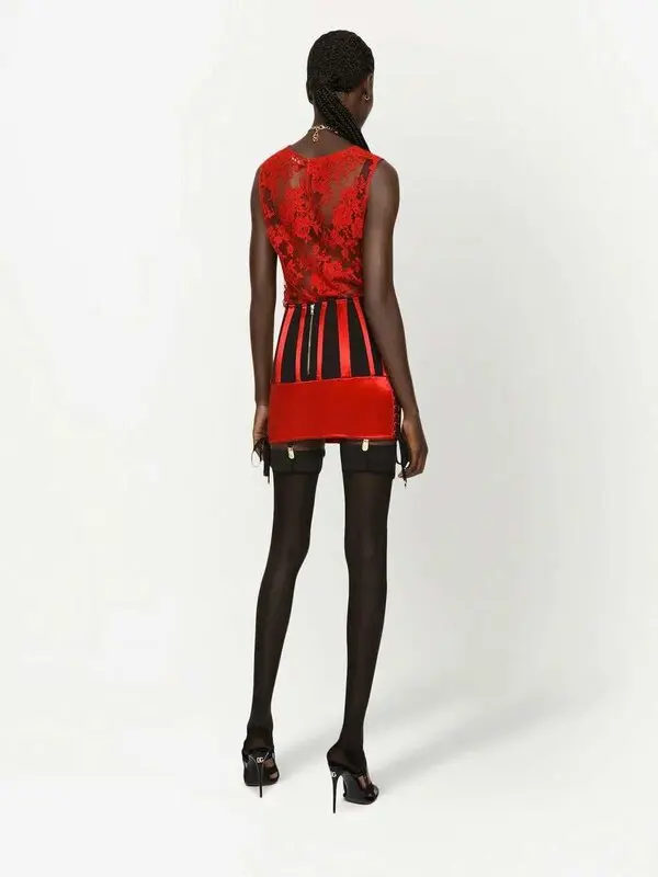 Dolce & Gabbana Chantilly Lace Sleeveless Top