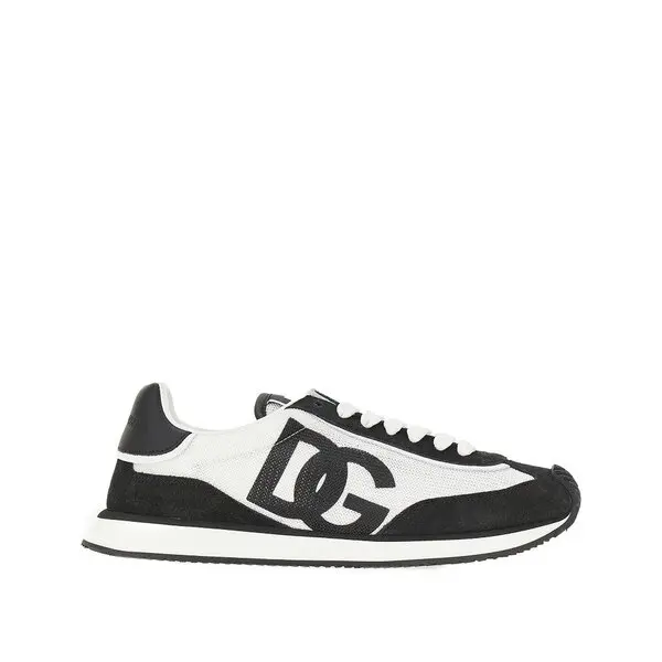 Dolce & Gabbana Leather And Mesh 'dg Cushion' Sneakers - White