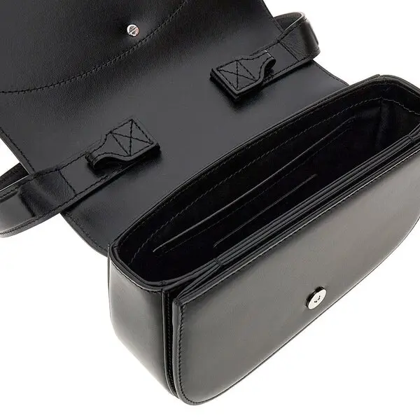 DIESEL® Leather '1dr' Shoulder Bag - Black