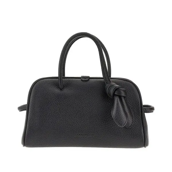 Jacquemus Grained Leather Small 'turismo' Bag - Black