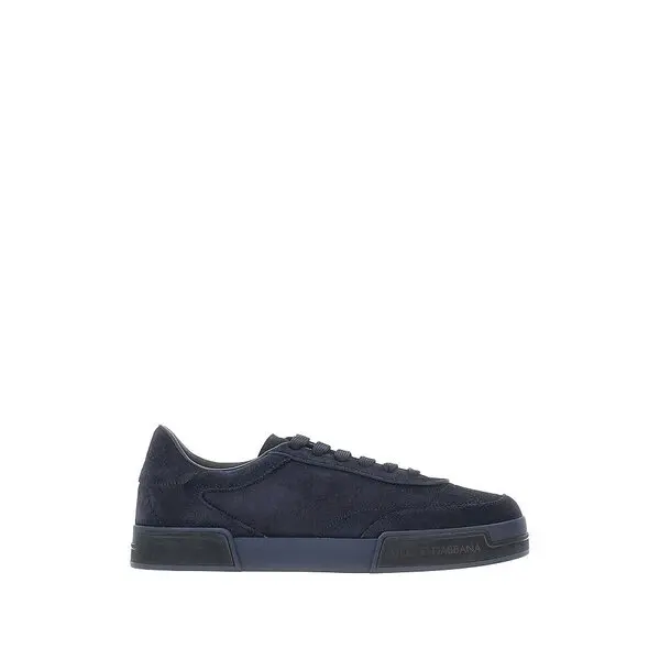 Dolce & Gabbana Portofino Light Suede Leather Sneakers - Blue